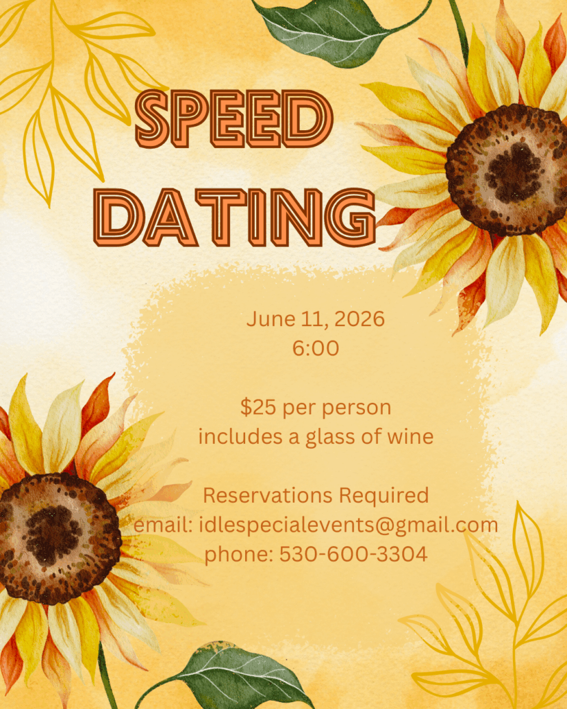Speed Dating - June 2026 - The Idle Hour Lakefront Wine Bar